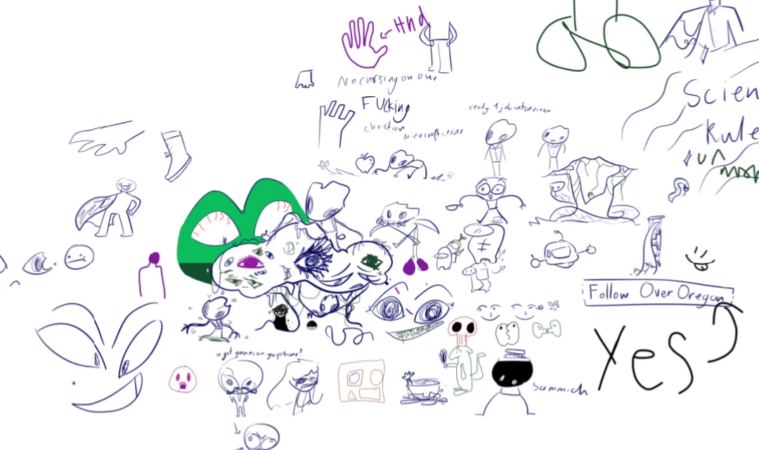 My horrible/pos irl friends joined me on malmal | Gallery | HelloPaint