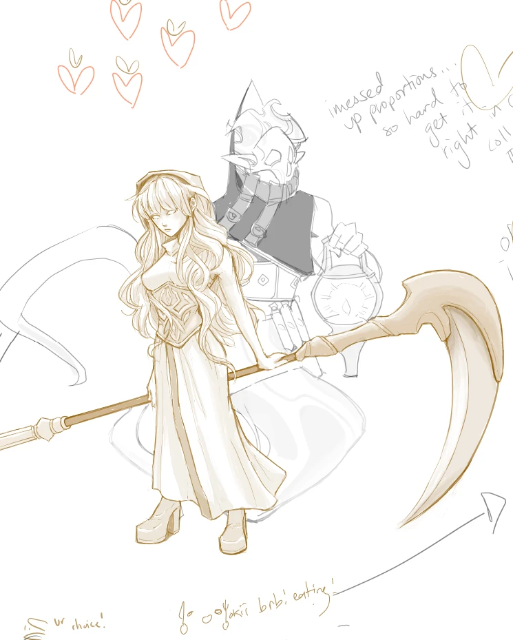 Scythe girl oc? W/ hjoy | Gallery | HelloPaint