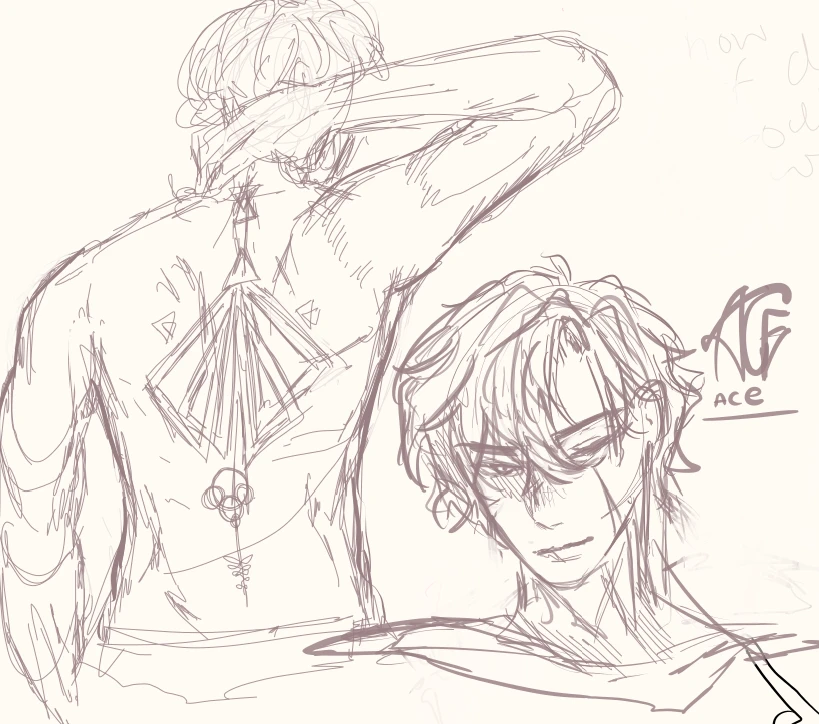 ace sketch (oc) | Gallery | HelloPaint