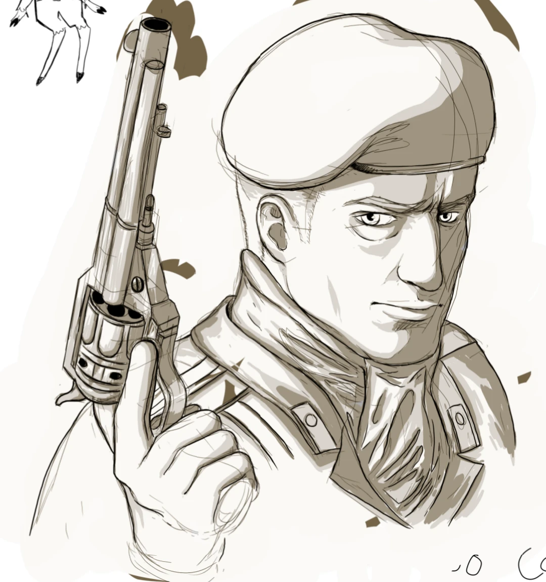 Revolver "Shalashaska" Ocelot | Gallery | HelloPaint